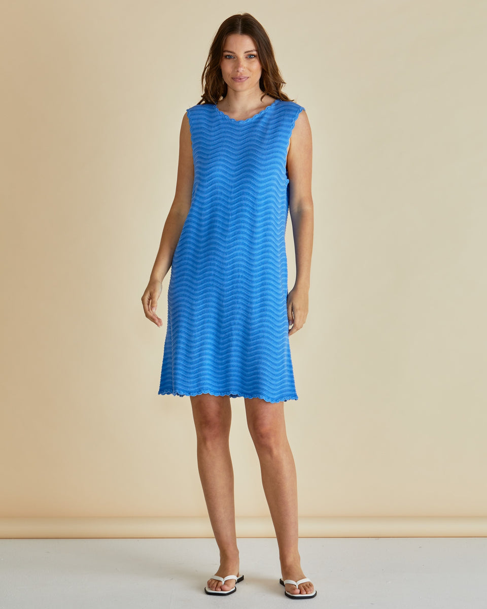 Viola Tank Dress in Blue / Betty Basics