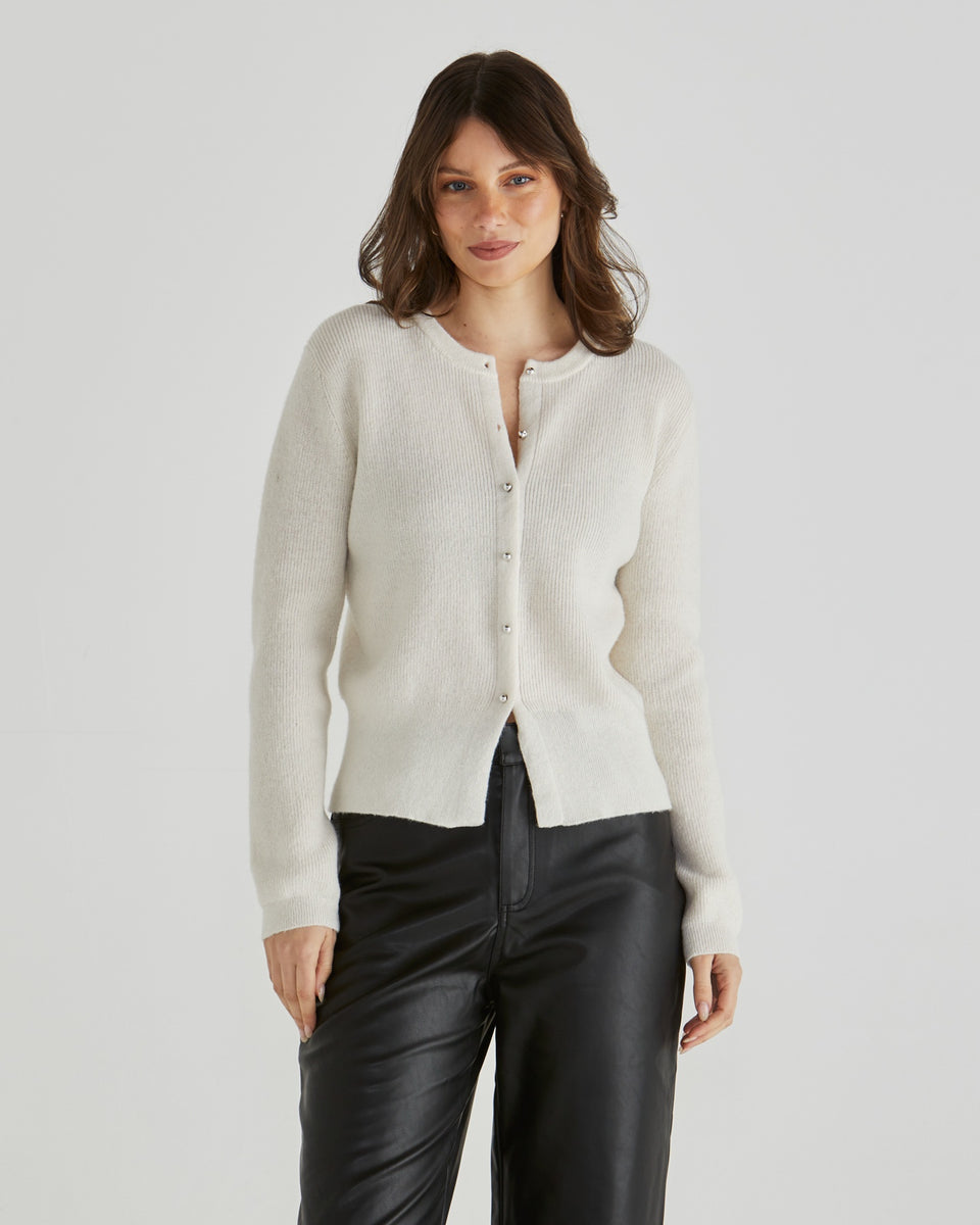 Jagger Cardi in Cream /Sass / Cardigan